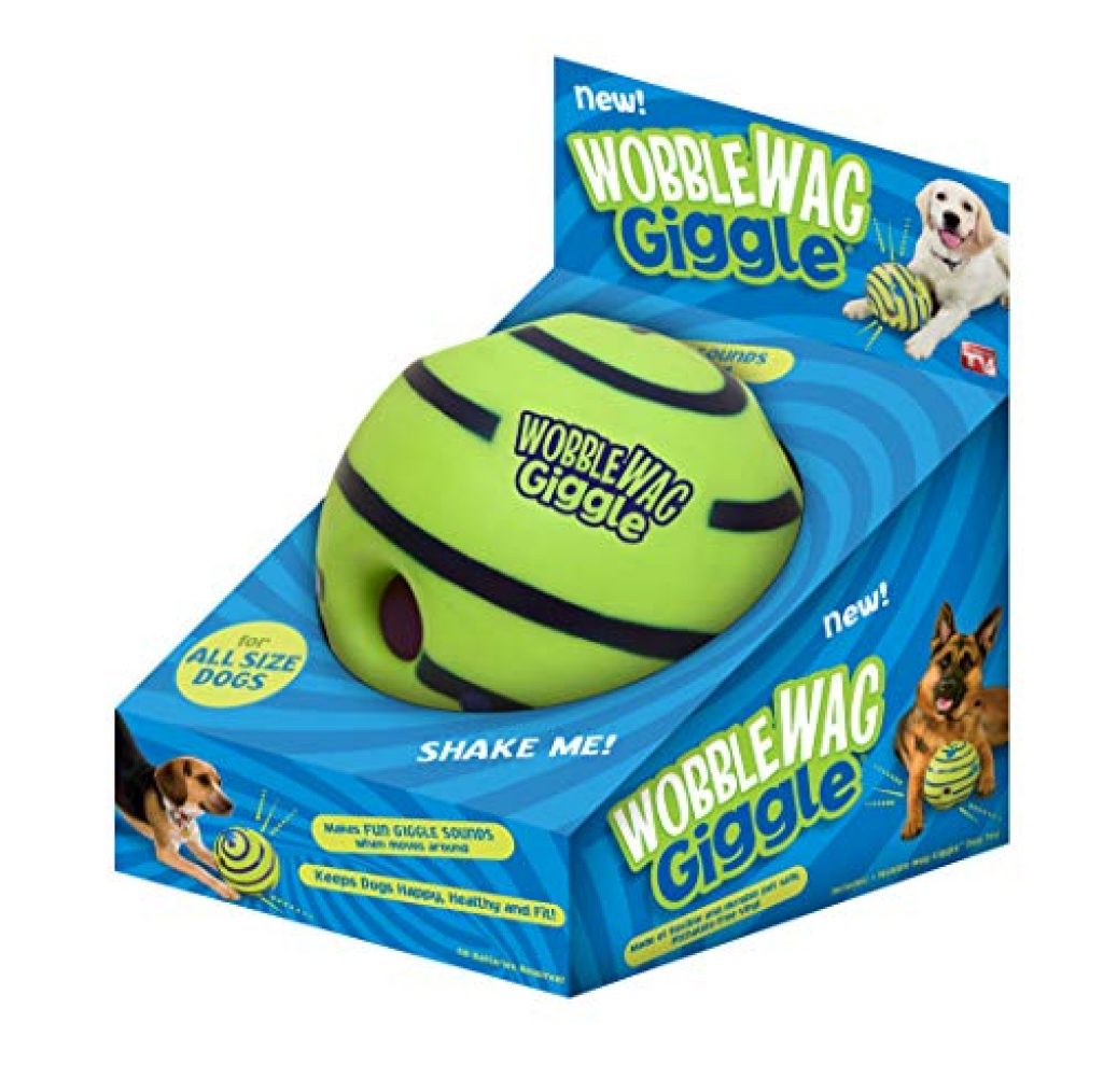 Wobble Wag Giggle Ball Dog Toy Review - Blind Dog Toys
